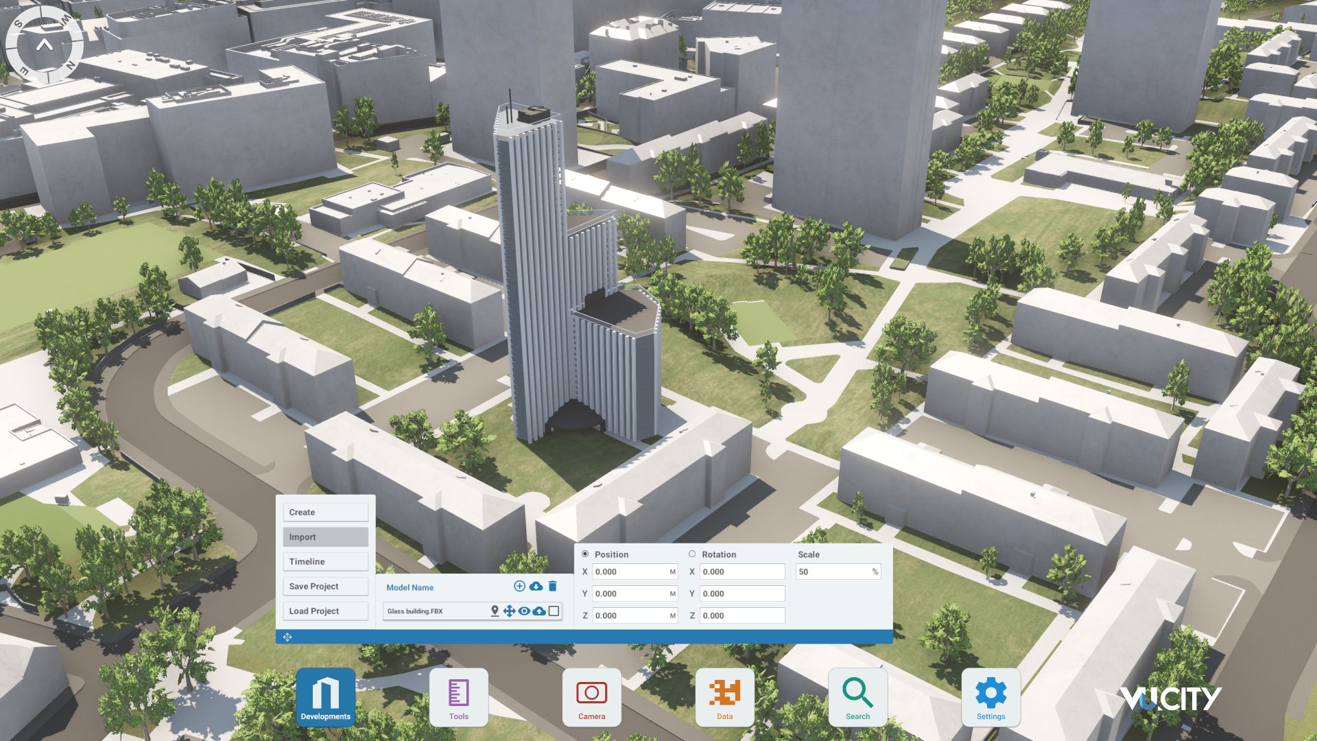 3D Model of Glasgow & Digital Twin for Urban Planning & Design