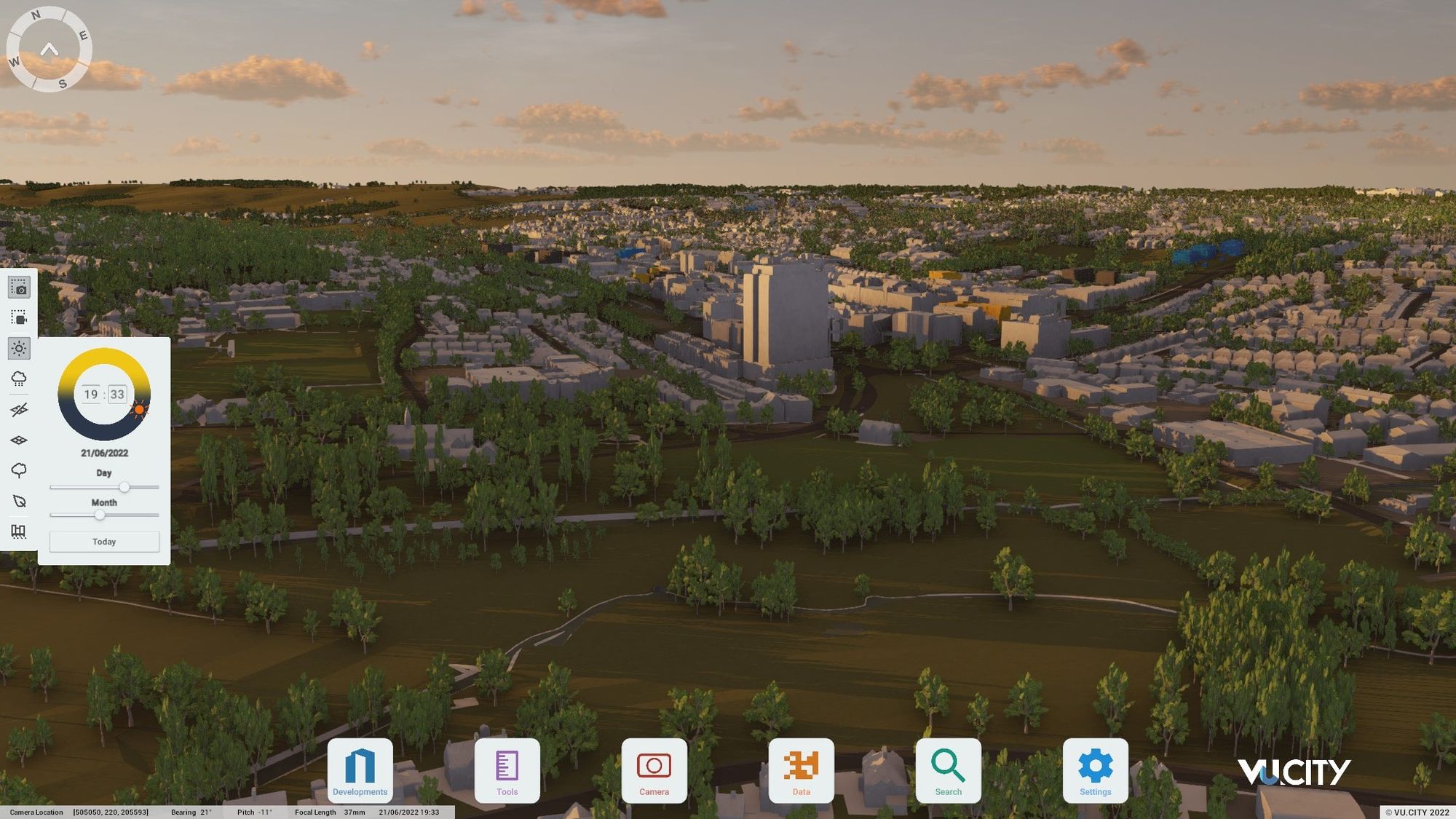 3D Model of Dacorum & Digital Twin for Urban Planning & Design