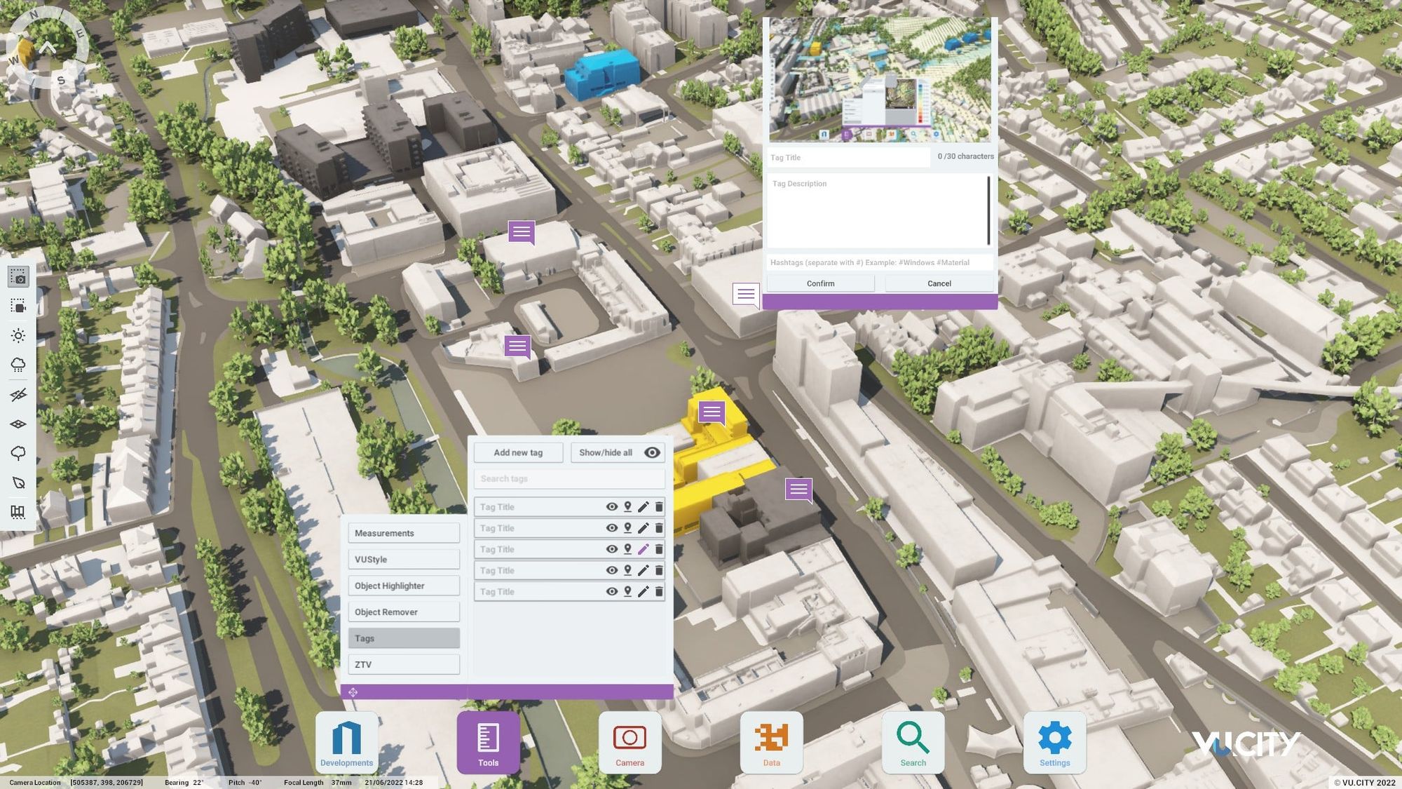 3D Model of Dacorum & Digital Twin for Urban Planning & Design