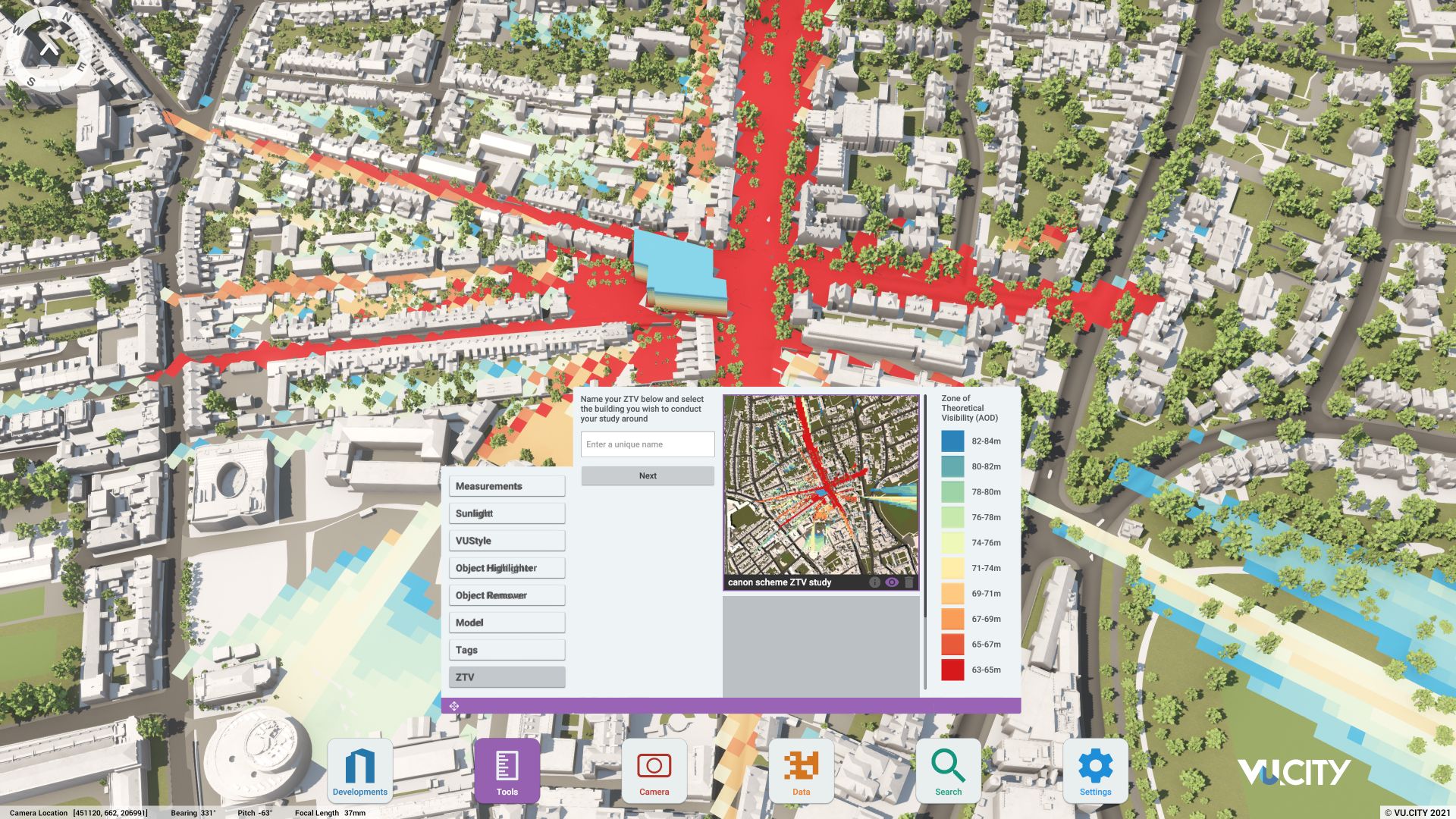 3D Model of Oxford & Digital Twin for Urban Planning & Design