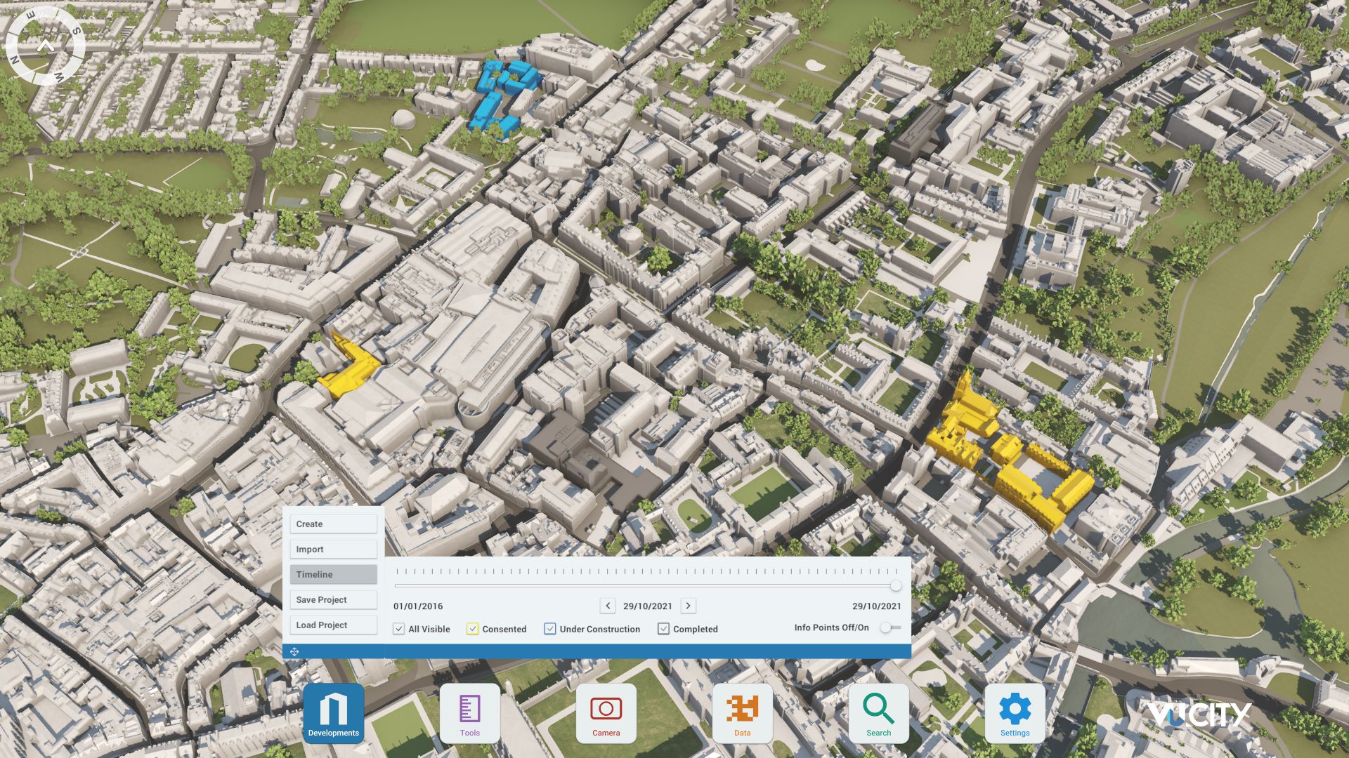 3D Model of Cambridge & Digital Twin for Urban Planning & Design