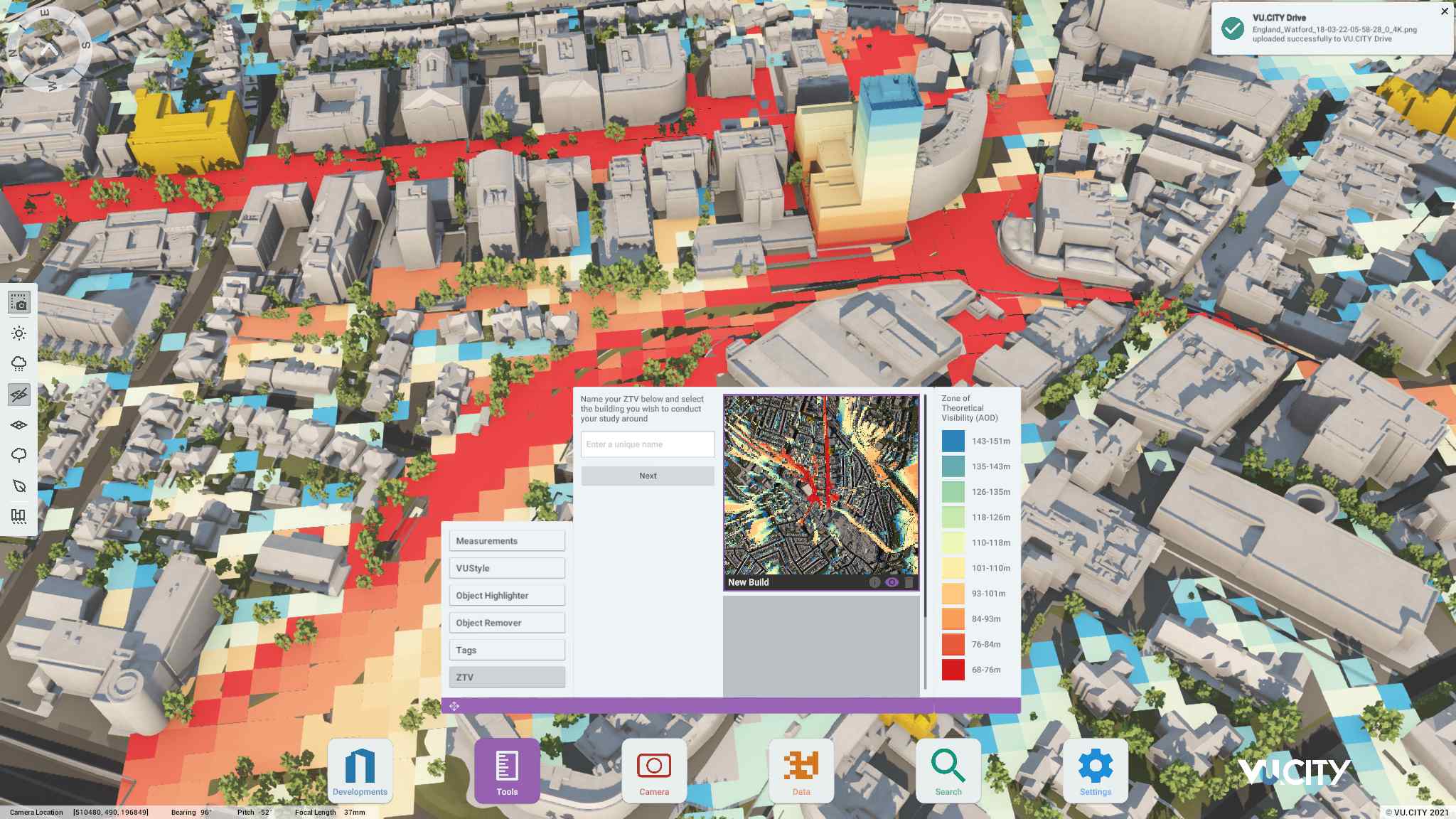 3D Model of Watford & Digital Twin for Urban Planning & Design